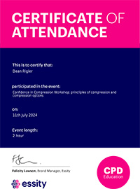 Event certificate download form - Webinar CPD